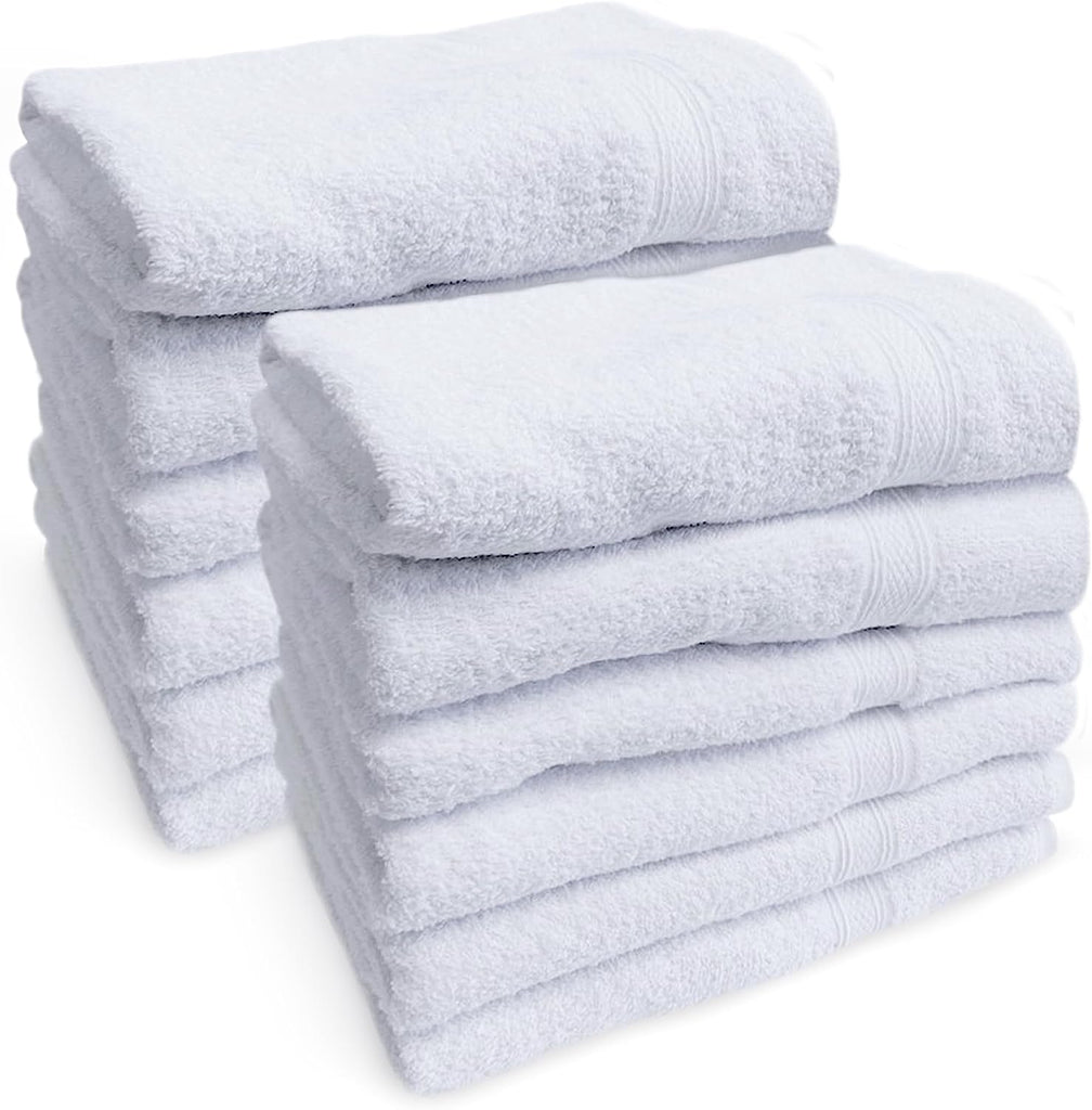 27x52 Towels N More 12 Premium Plus Bath Towel Ring Spun Cotton Loops